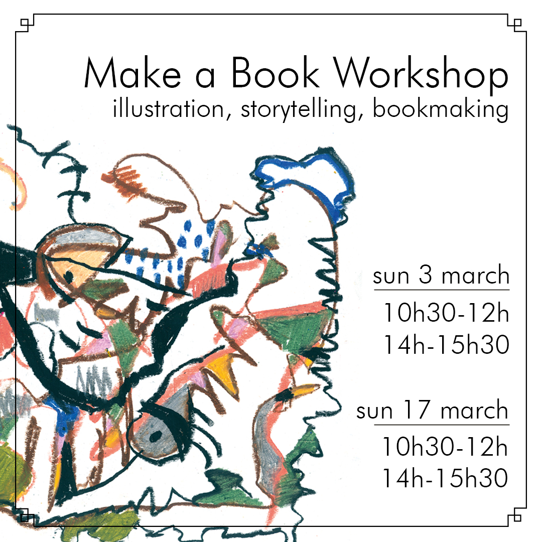 Art session for kids: MAKE A BOOK Illustration . storytelling ...